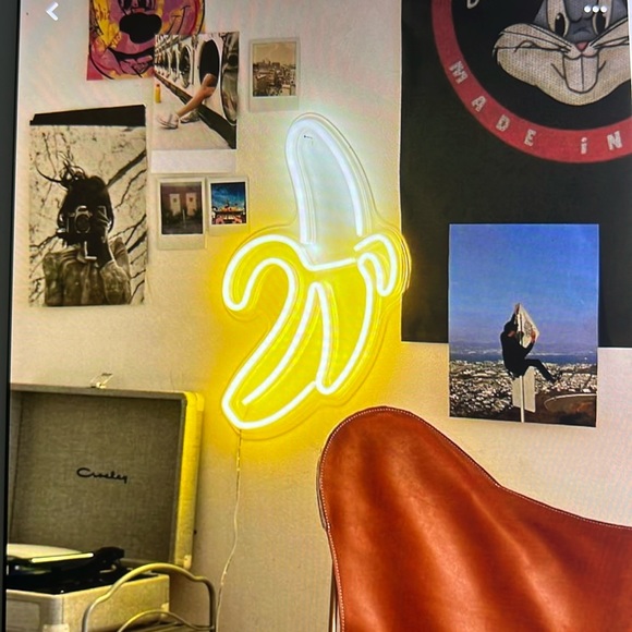Urban Outfitters | Wall Decor | Banana Led Neon Sign | Poshmark